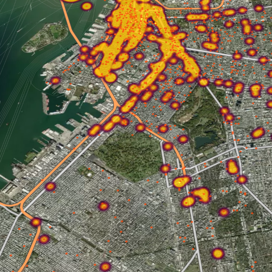 Security Incident Reports Heat Map